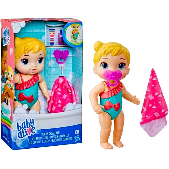 Hasbro | Toys | Baby Alive Splash N Snuggle Baby | Poshmark